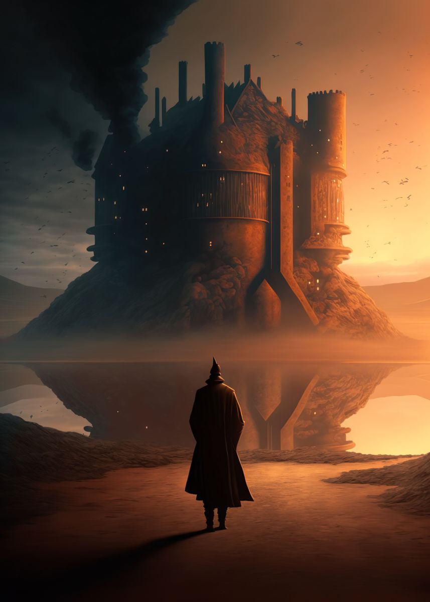 'Surreal Loneliness ' Poster, picture, metal print, paint by Anxhela ...