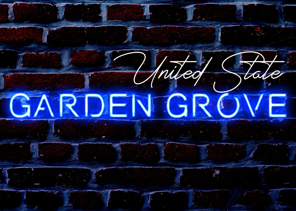 'Garden Grove' Poster by Wasi Blond | Displate