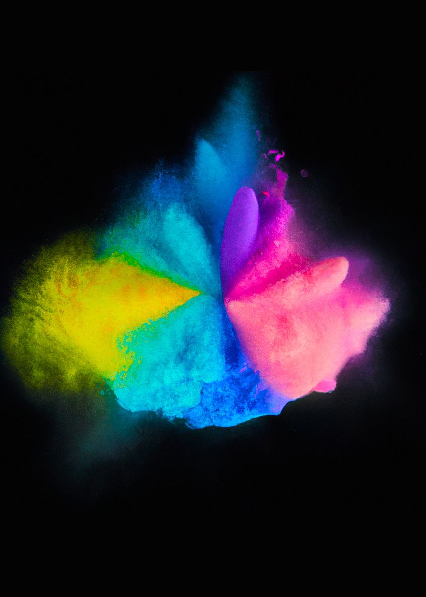 'Powder 2' Poster, picture, metal print, paint by PrintzyCreation ...