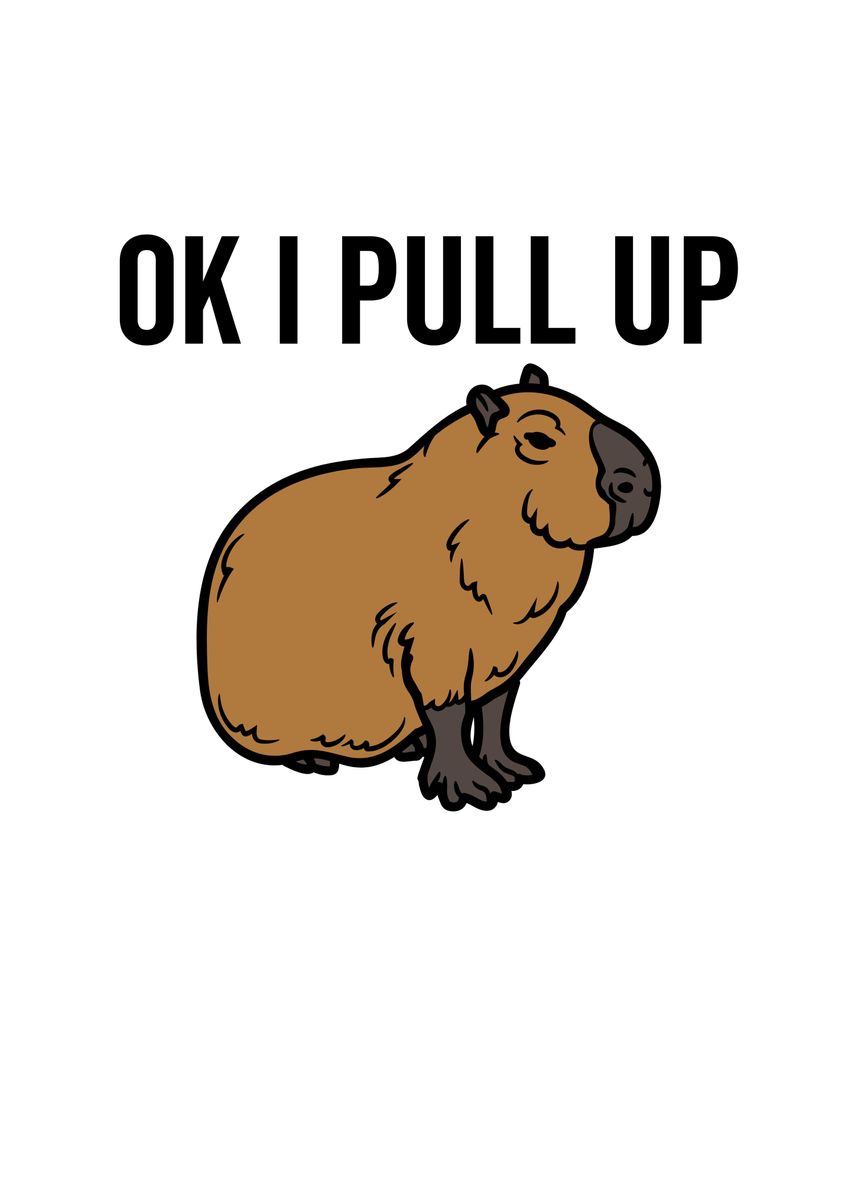 'Ok I Pull Up' Poster, picture, metal print, paint by Francois ...