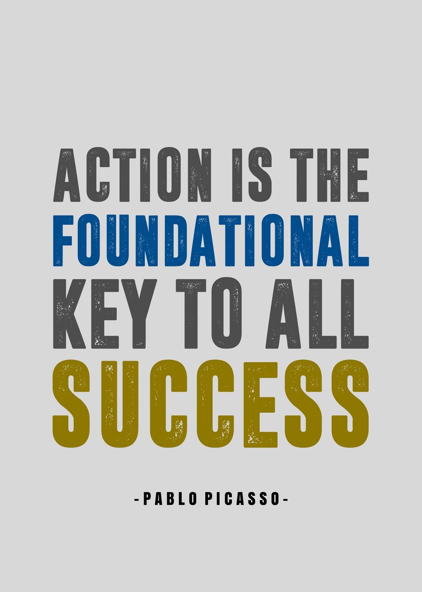 'pablo picasso quotes ' Poster, picture, metal print, paint by LANZZ ...