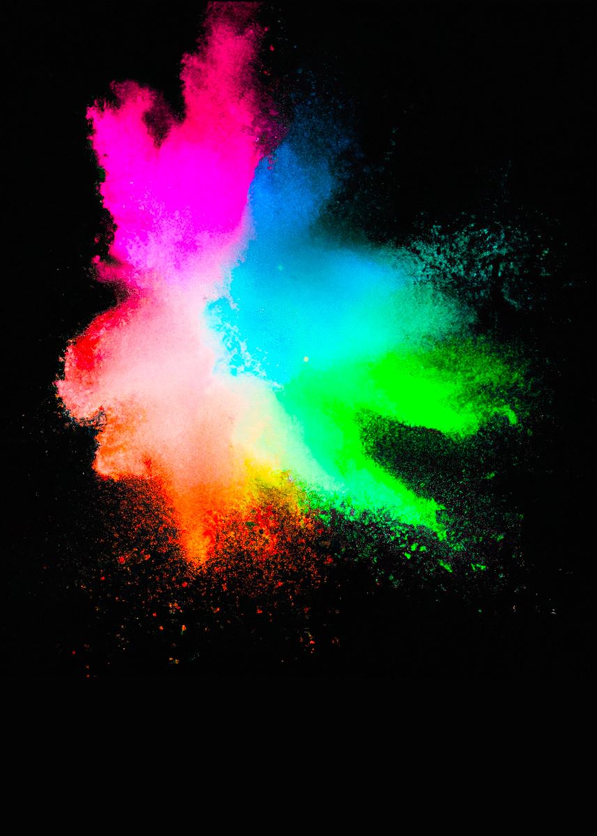 'Powder 6' Poster, picture, metal print, paint by PrintzyCreation ...