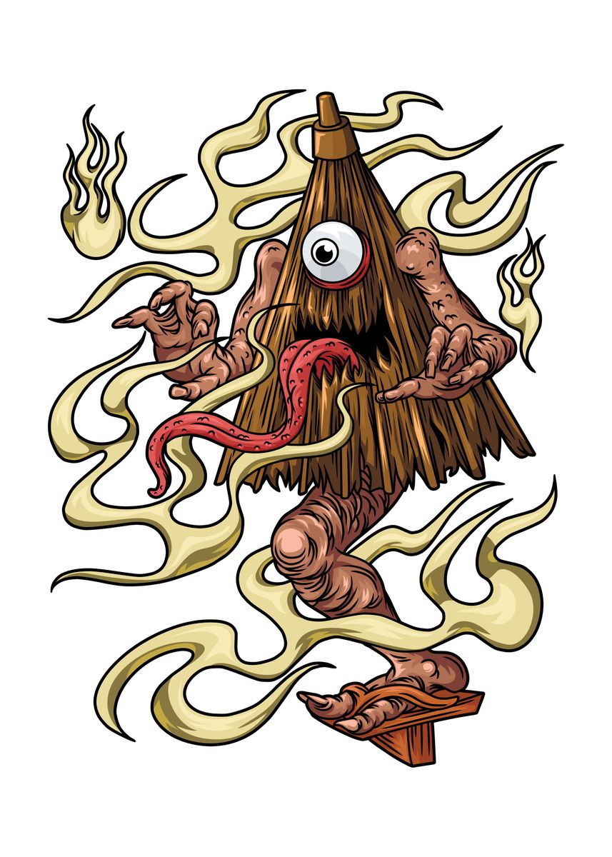 'Obake Japanese Ghost ' Poster, picture, metal print, paint by hendra ...