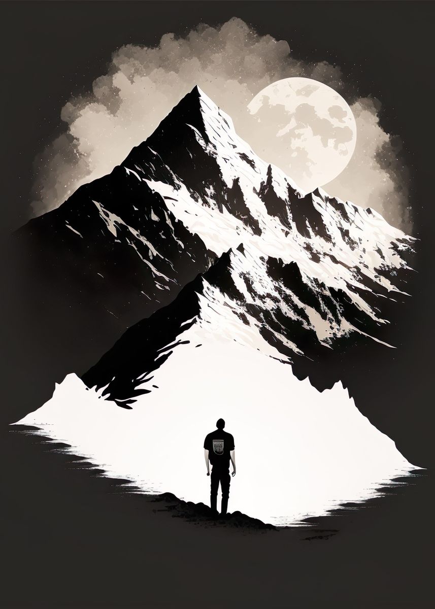 'Mountain ' Poster by MaluBobo | Displate