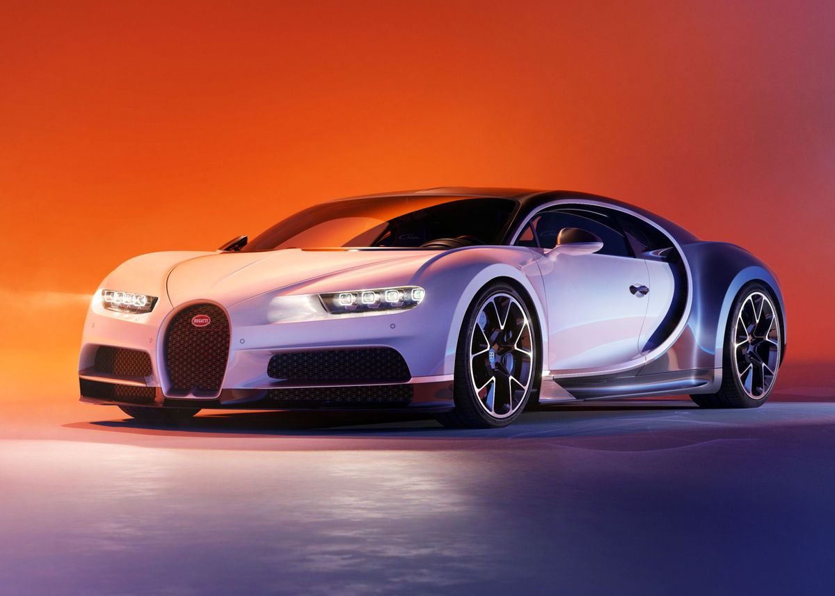 'bugatti' Poster by Spot Cars | Displate