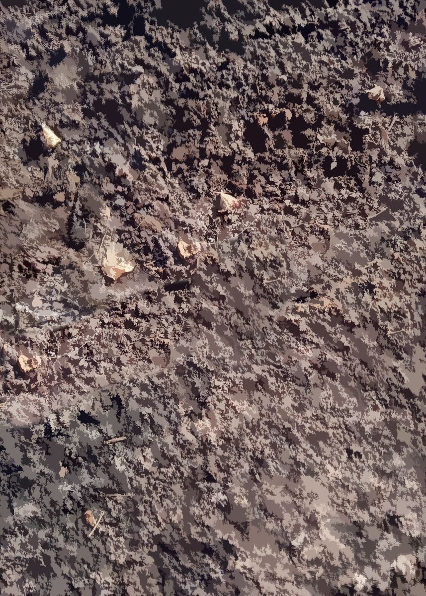 'Muddy Tile Patterns 7' Poster by Gani Bijish | Displate