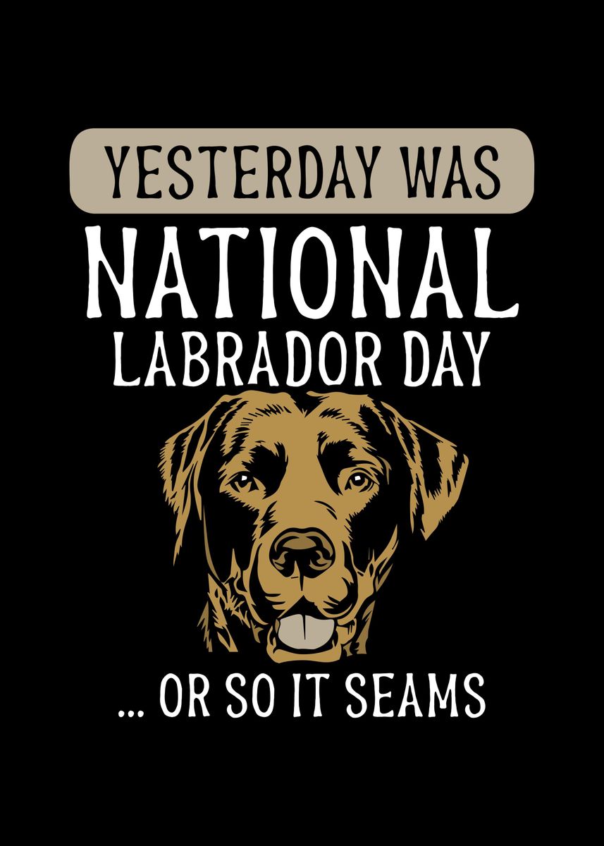 'Labrador' Poster, picture, metal print, paint by Sebastian Wünsche ...