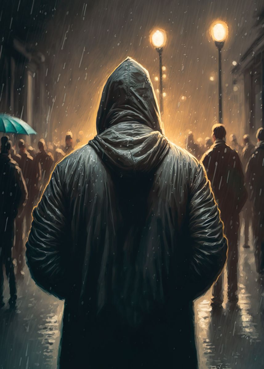 'Loneliness' Poster, picture, metal print, paint by royalsigns | Displate