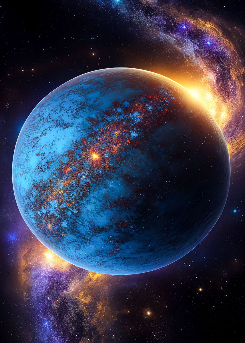 'Galactic Aftermath' Poster, picture, metal print, paint by Michael ...