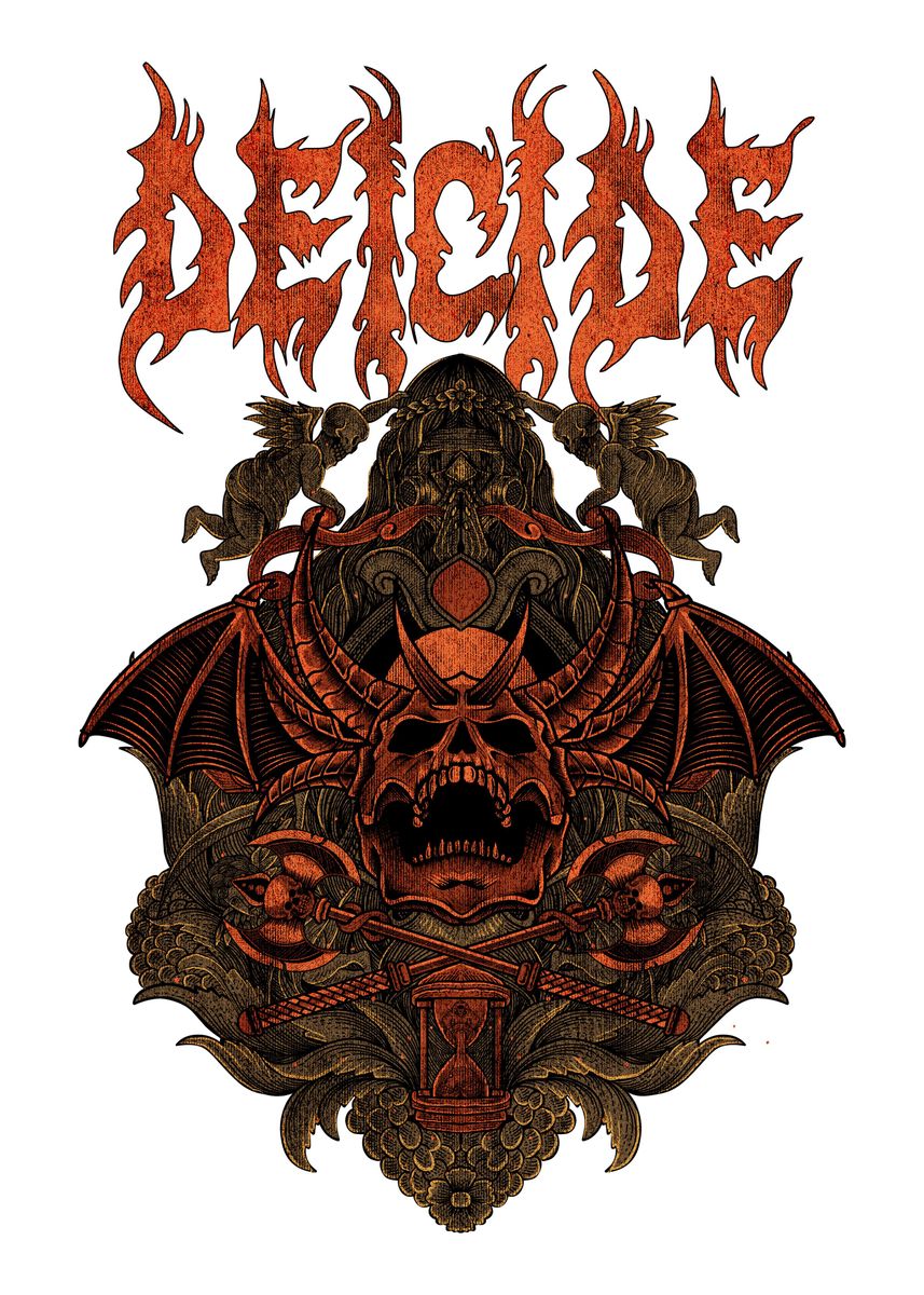 'homage for satan' Poster, picture, metal print, paint by riyadi elyas ...