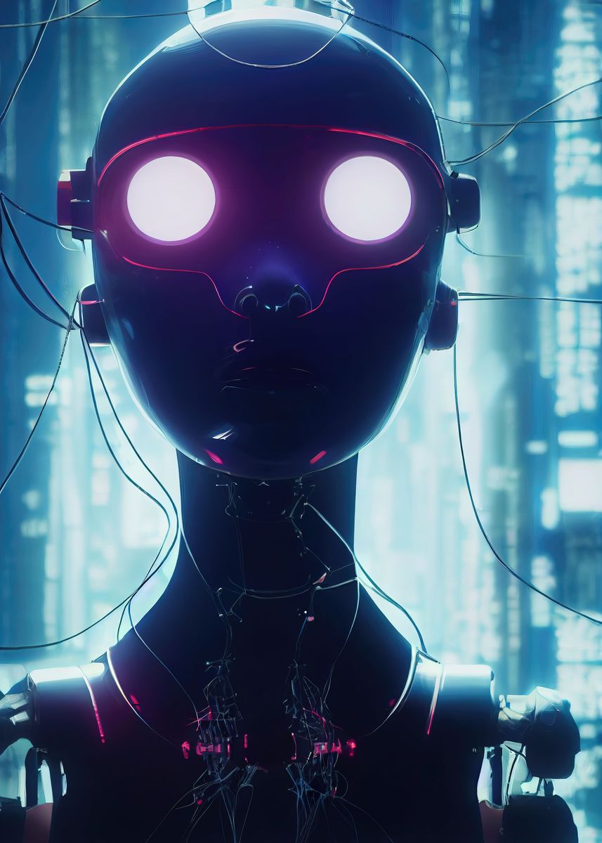 'Almost 100 percent AI' Poster, picture, metal print, paint by ...