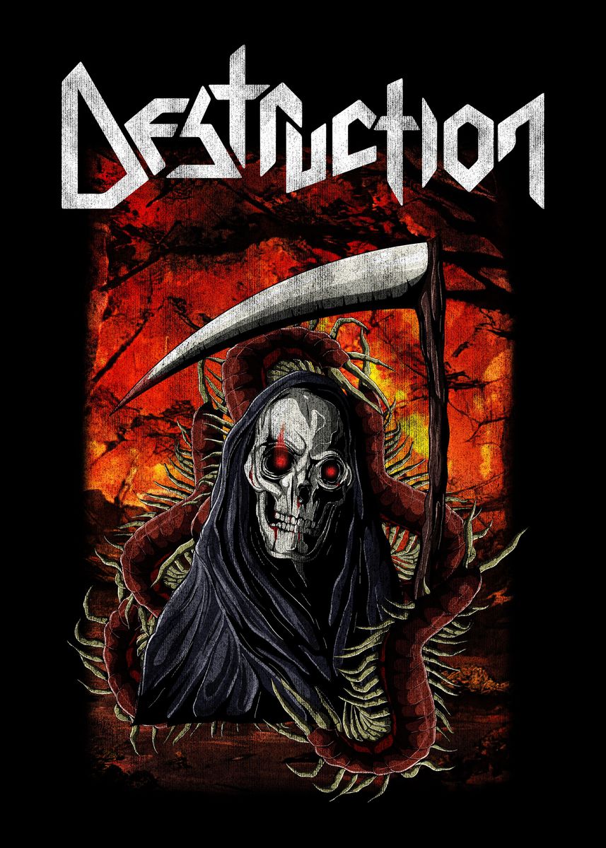 'total desaster' Poster, picture, metal print, paint by Linda anggraeni ...