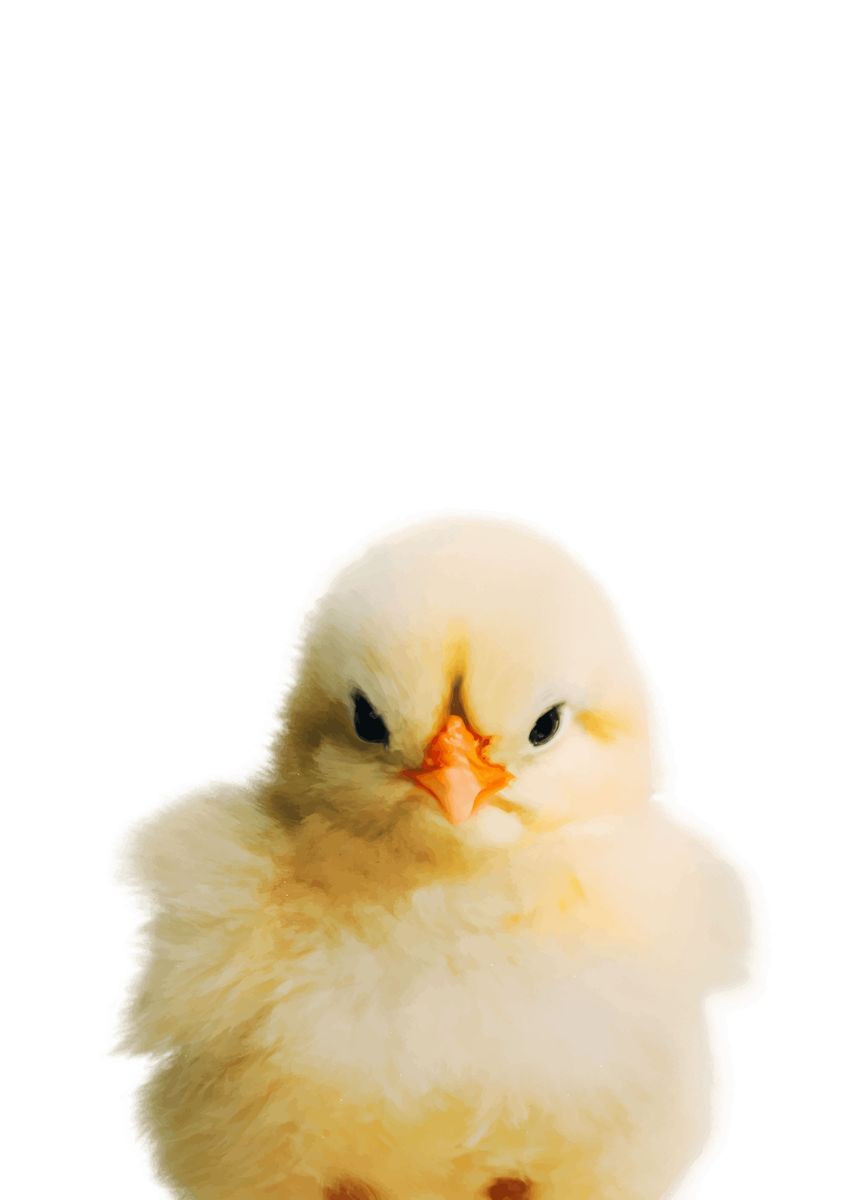 'Baby Animal Chick' Poster, picture, metal print, paint by Neo Design ...