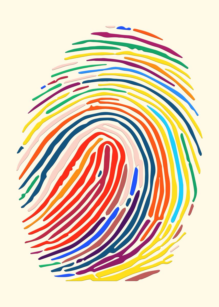 'Fingerprint' Poster, picture, metal print, paint by Dutton Jerrell ...