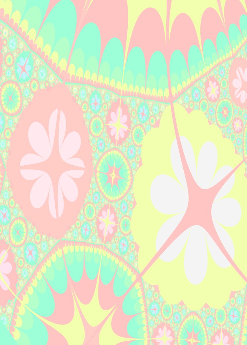 'Fractal' Poster, picture, metal print, paint by Kaleiope Studio | Displate