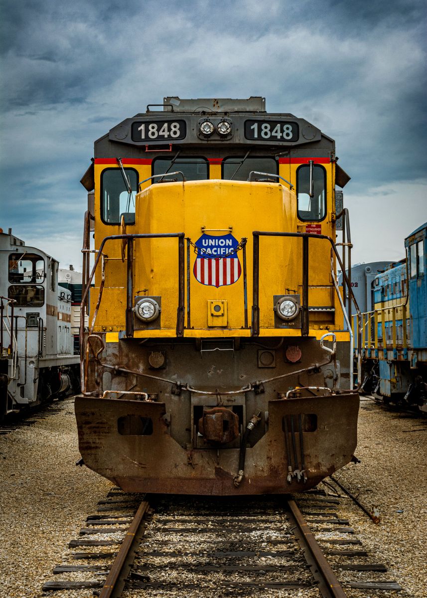 'UP 1848' Poster, picture, metal print, paint by Enzwell | Displate