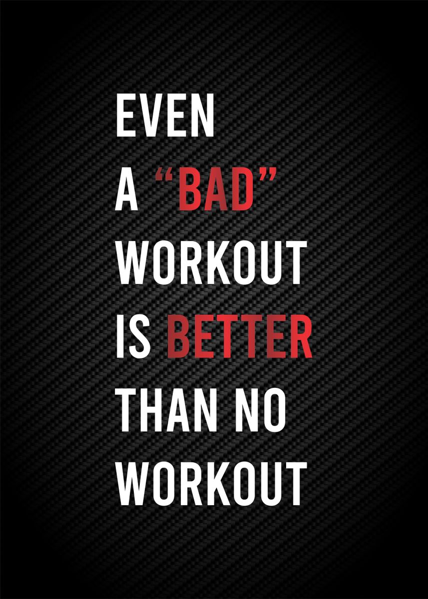 'gym workout fitness quotes' Poster, picture, metal print, paint by ...