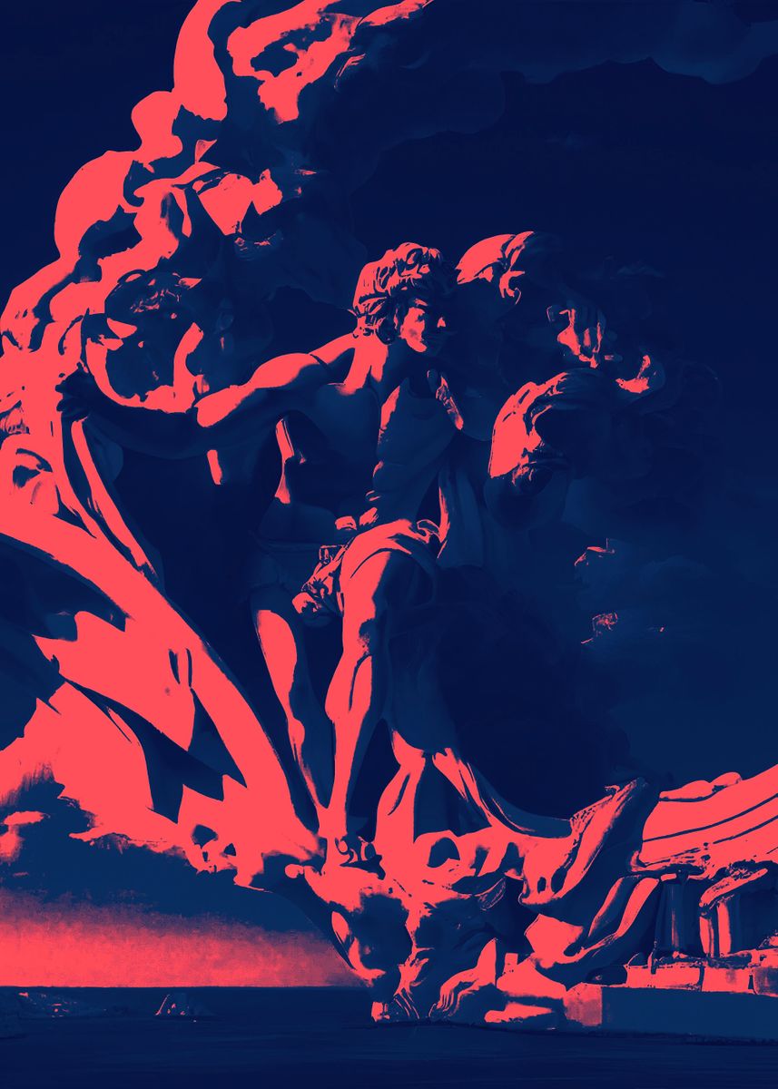 'Synergy' Poster, picture, metal print, paint by Simon Clement | Displate