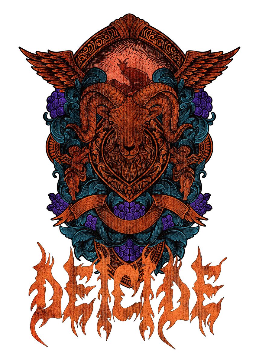 'sacrificial suicide' Poster, picture, metal print, paint by riyadi ...