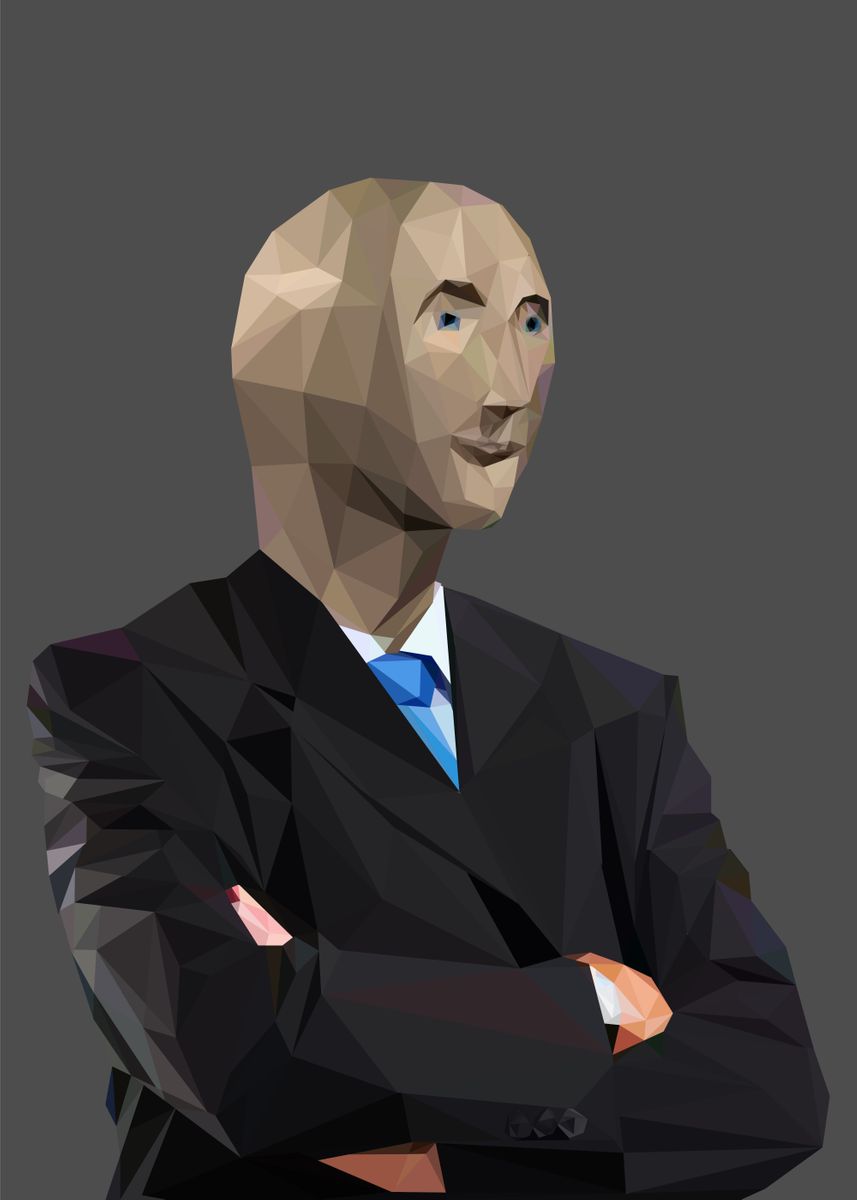 'stonk meme' Poster by Lowpoly Posters | Displate