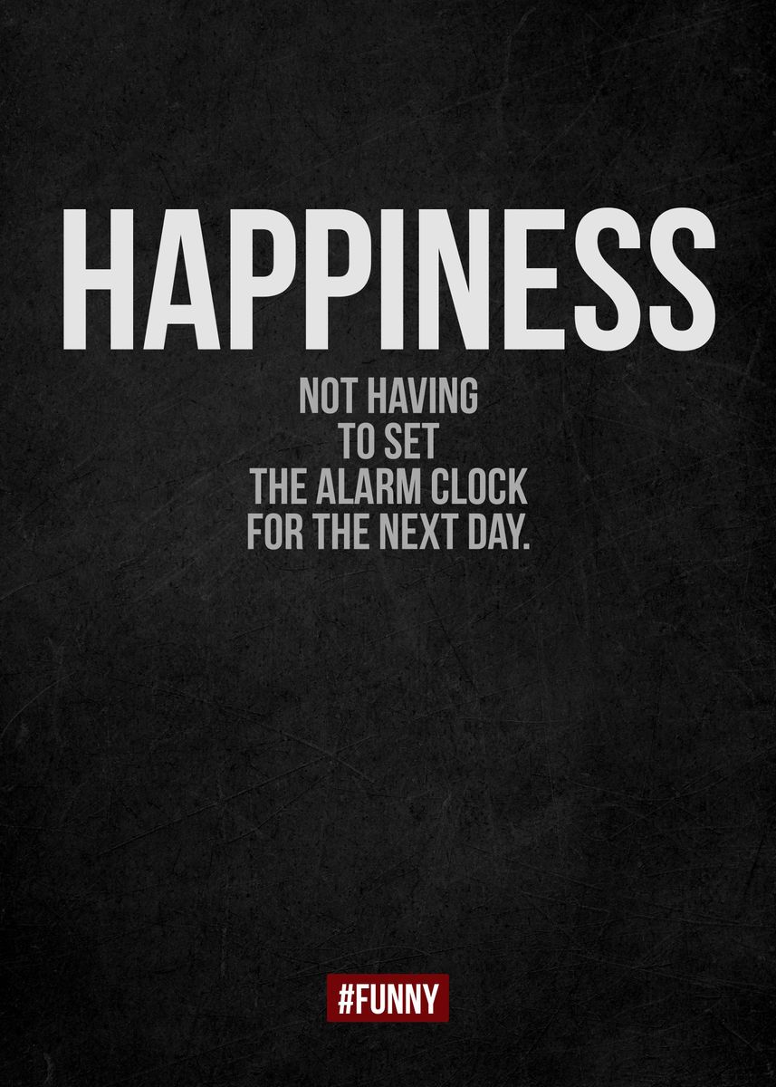 'Funny Happiness' Poster, picture, metal print, paint by Wall Art ...
