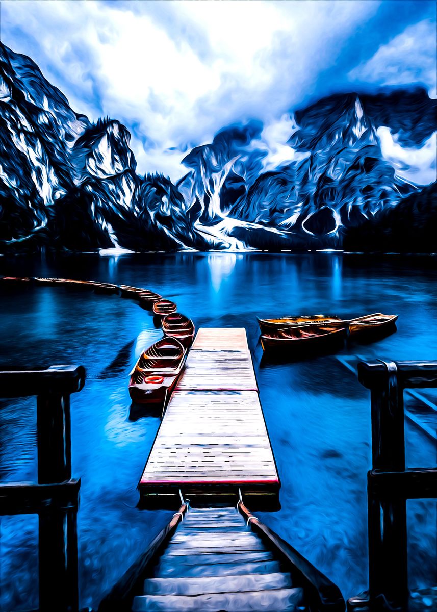 'A magical place' Poster, picture, metal print, paint by ANDRE MCKAY ...