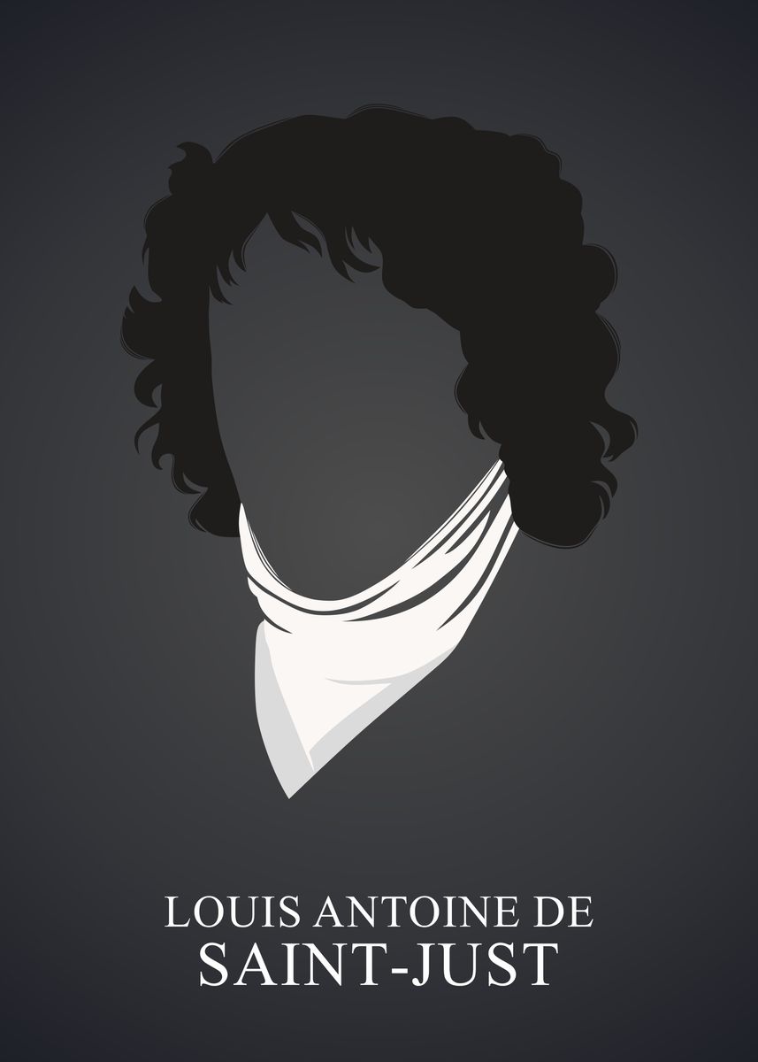'Louis Antoine Saint Just' Poster, picture, metal print, paint by Wahyu ...