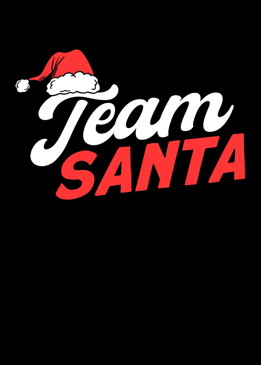 'Team Santa' Poster by Steven Zimmer | Displate