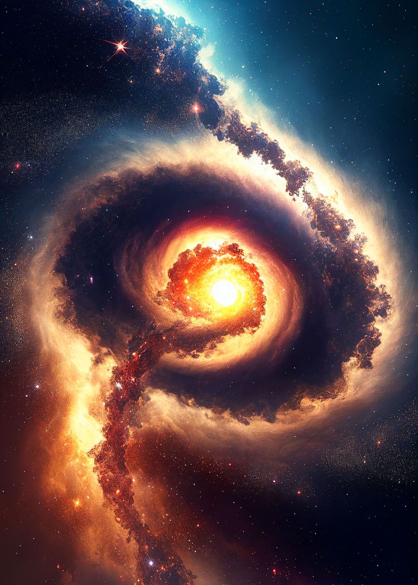 'Galactic Dreams' Poster, picture, metal print, paint by Michael ...