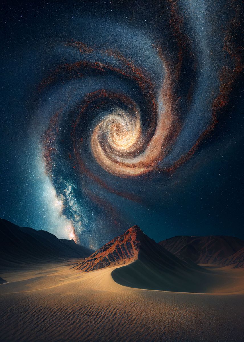 'Cosmic Canvas' Poster, picture, metal print, paint by Artofinnovation ...