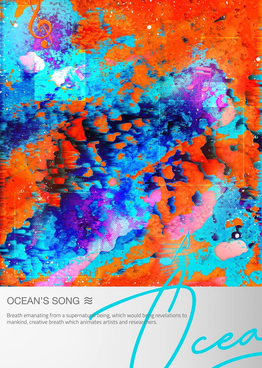 'Oceans Song' Poster by Mellow | Displate