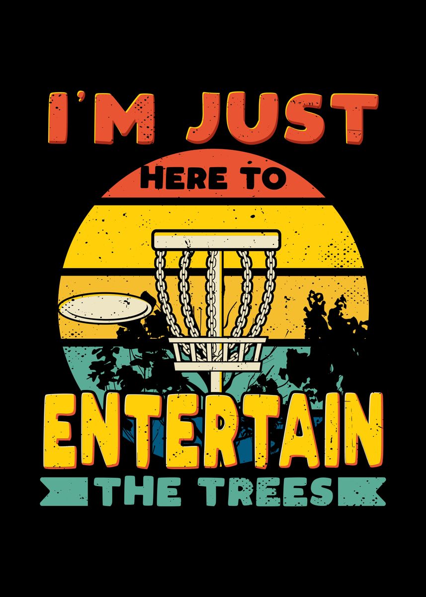 'Funny Disc Golf' Poster, picture, metal print, paint by Shiva121 ...