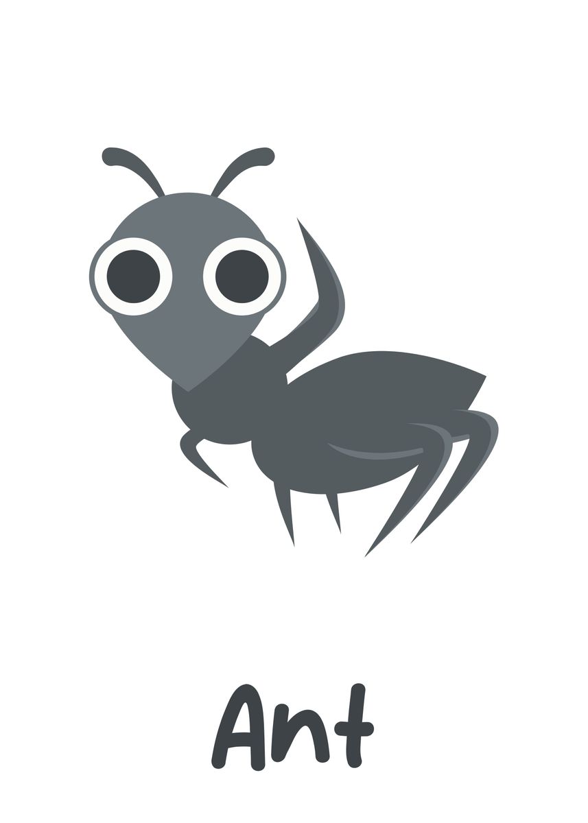 'ant' Poster by Lunzii Art | Displate