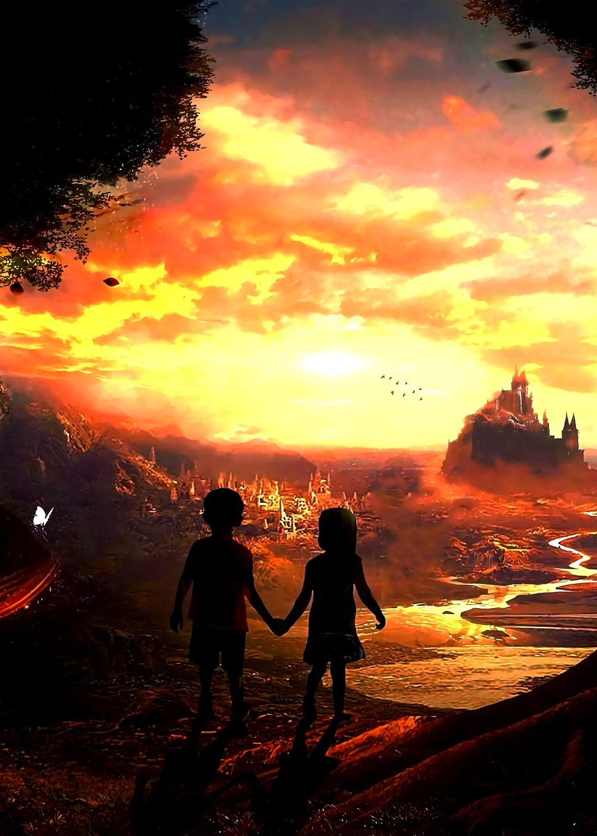 'Love Child' Poster, picture, metal print, paint by Chomsul | Displate