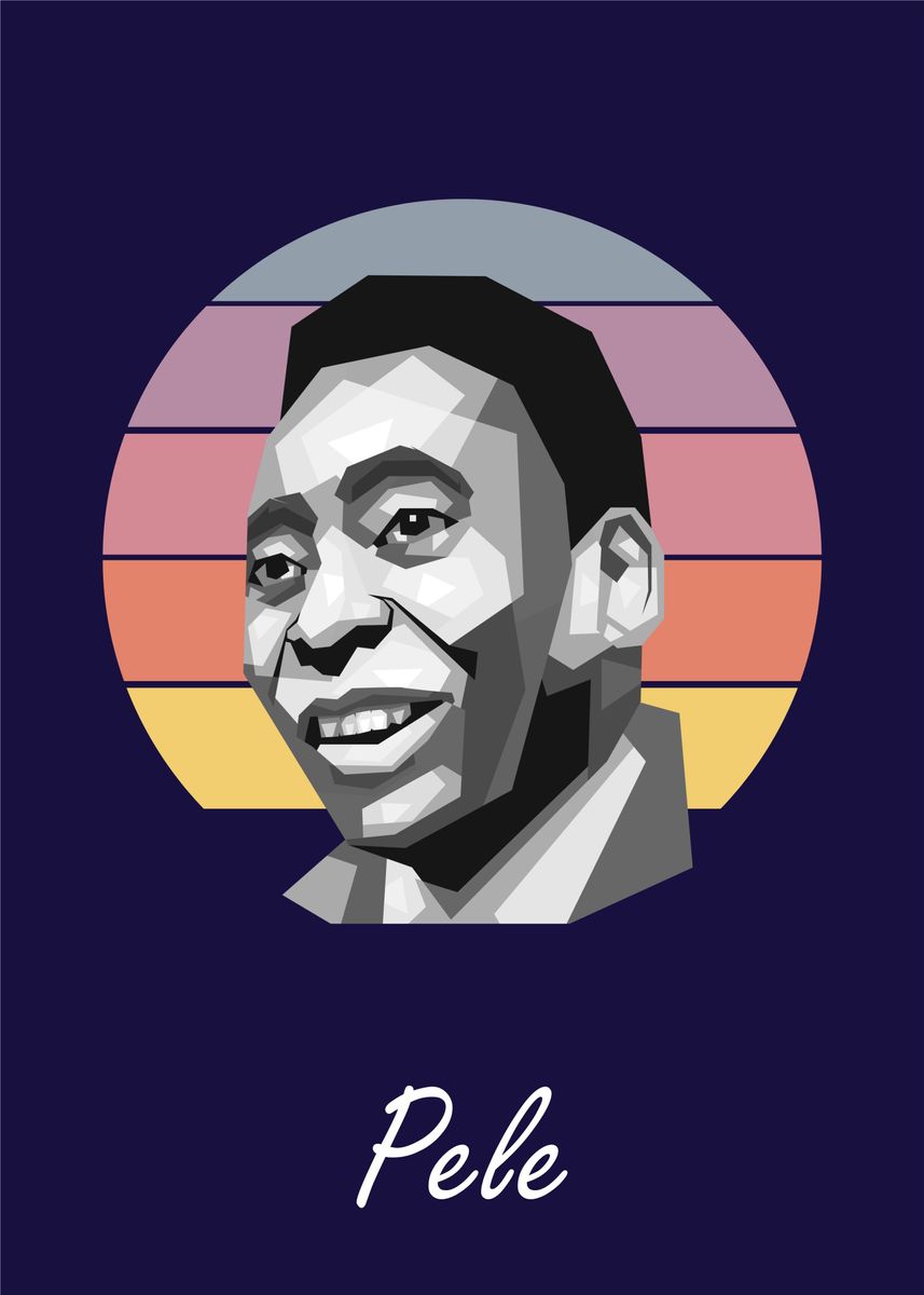 'king pele skintone' Poster by Saidi Say | Displate