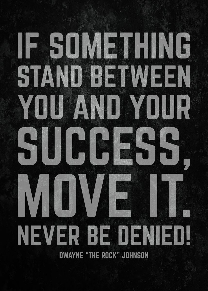 'Never Be Denied' Poster, picture, metal print, paint by paijo ambon ...