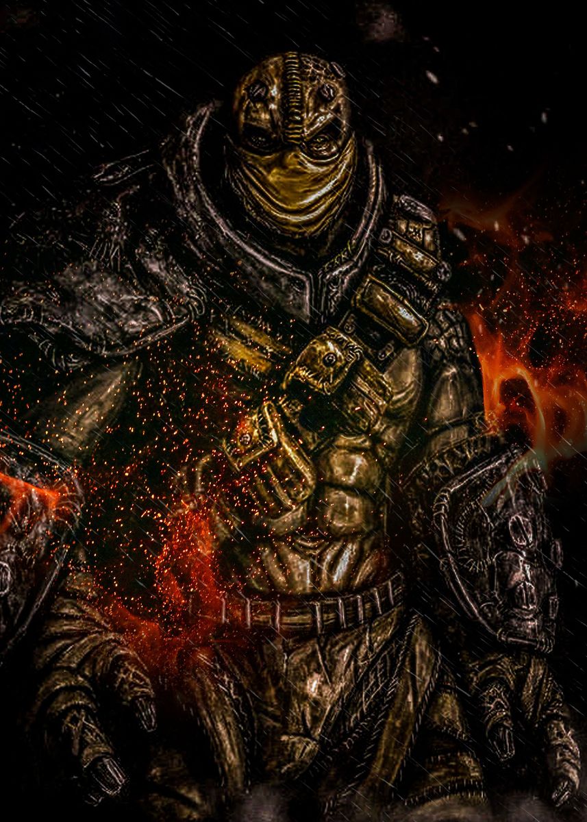 'war fire game' Poster by aul art | Displate