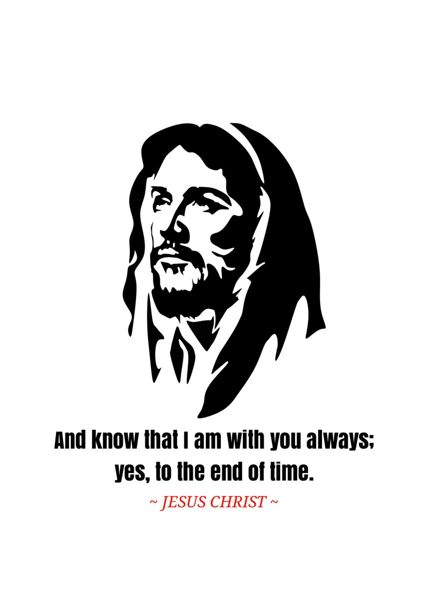 'quote jesus Christ ' Poster, picture, metal print, paint by ocill ...