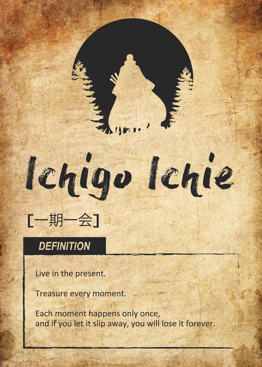 'Ichigo Ichie' Poster, picture, metal print, paint by CHAN | Displate