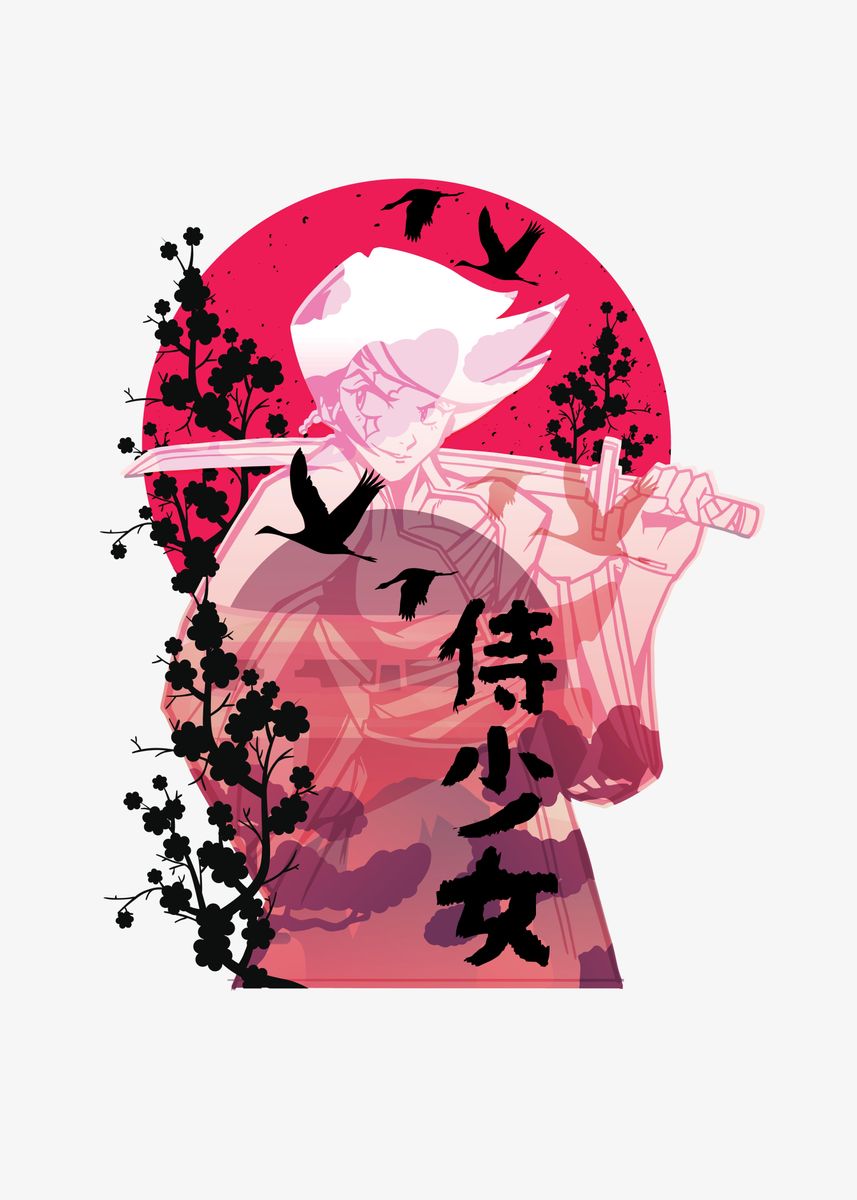 'Samurai' Poster by Cool Till Death | Displate