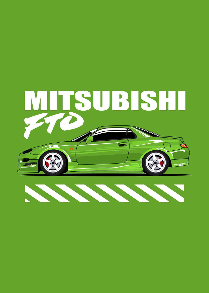 'FTO JDM Cars' Poster, picture, metal print, paint by Masje Studio ...