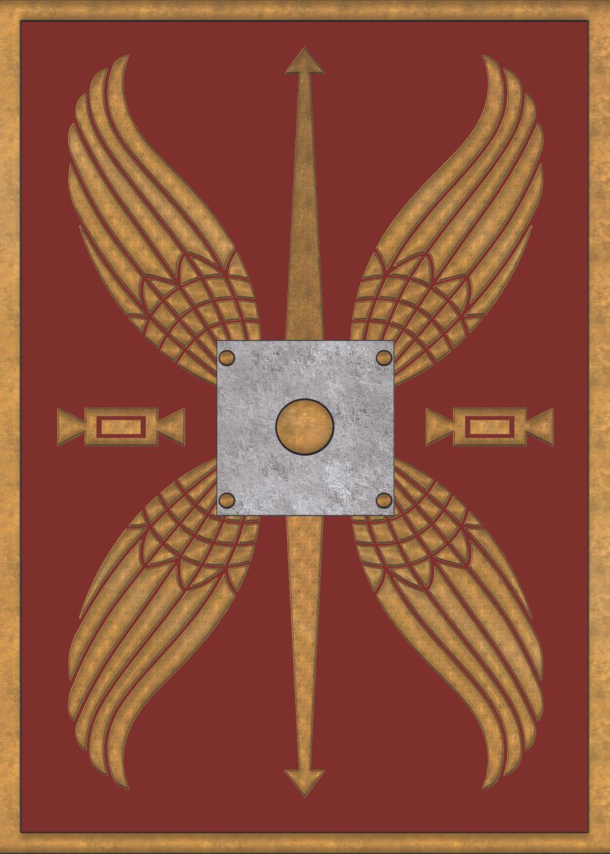 'The Roman Legionary Shield' Poster, picture, metal print, paint by ...