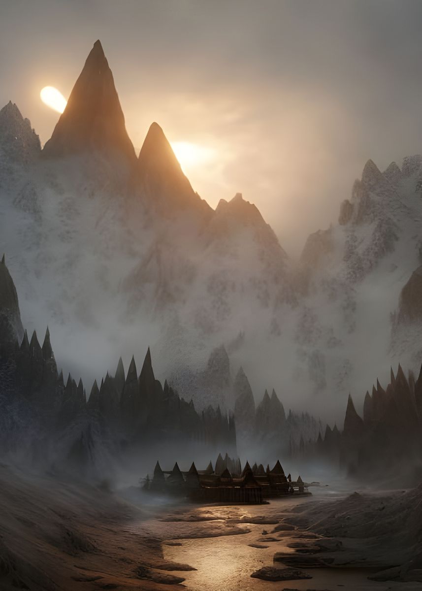 'We have many gods' Poster, picture, metal print, paint by Pixxelworks Florian Schaller | Displate