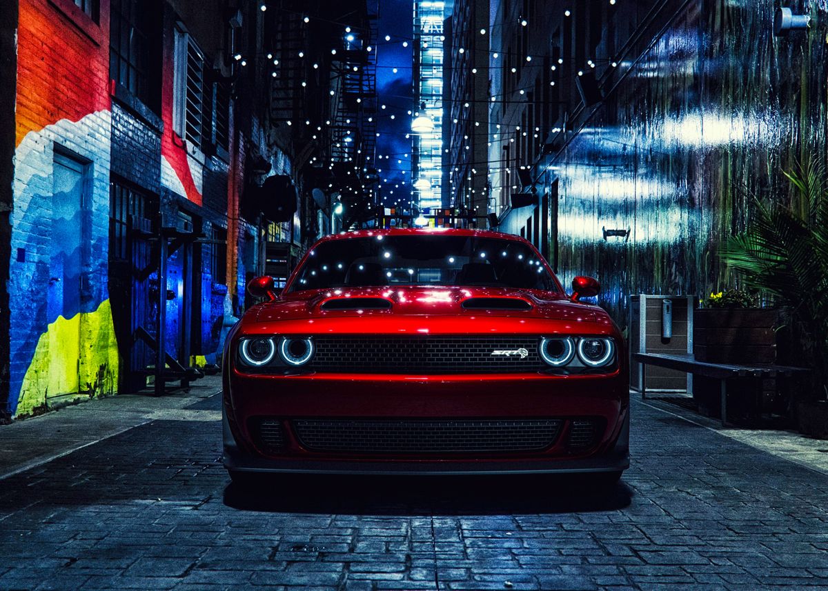 'Dodge Challenger SRT' Poster by Monster Car | Displate