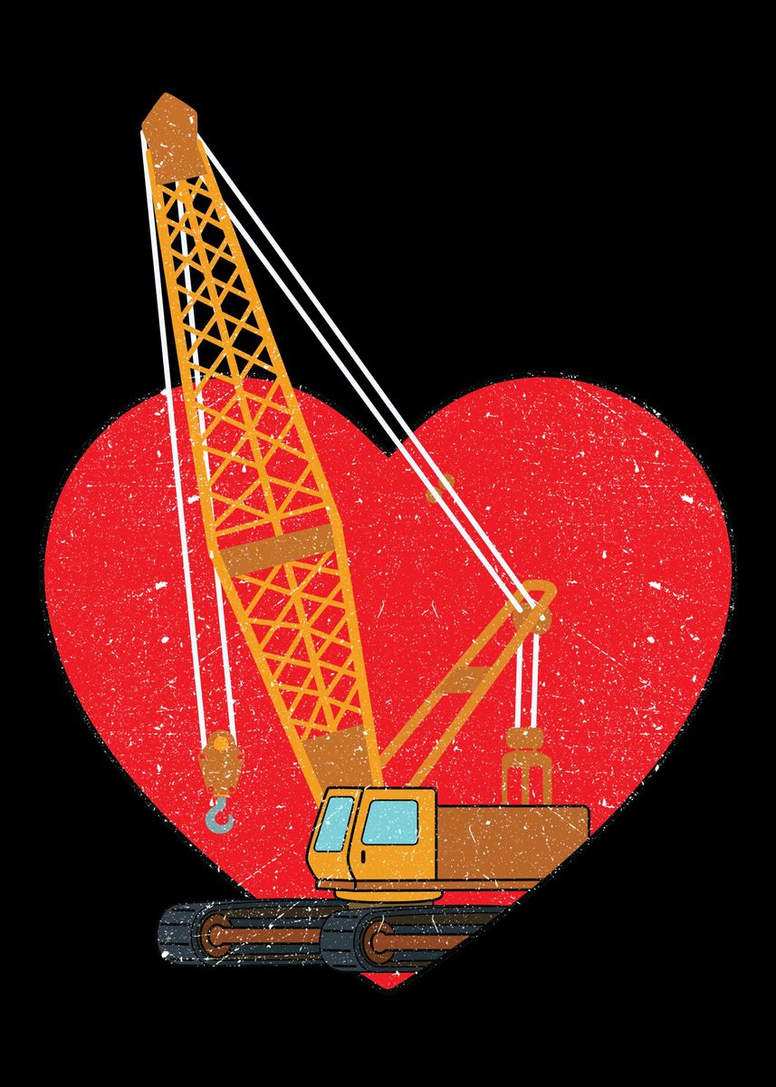 'Crane Operator Gift' Poster, picture, metal print, paint by Hexor ...