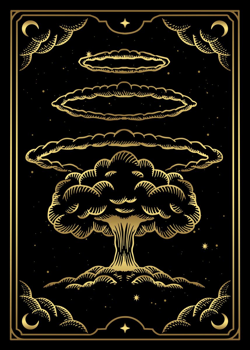 'Tarot apocalypse' Poster, picture, metal print, paint by Michael ...