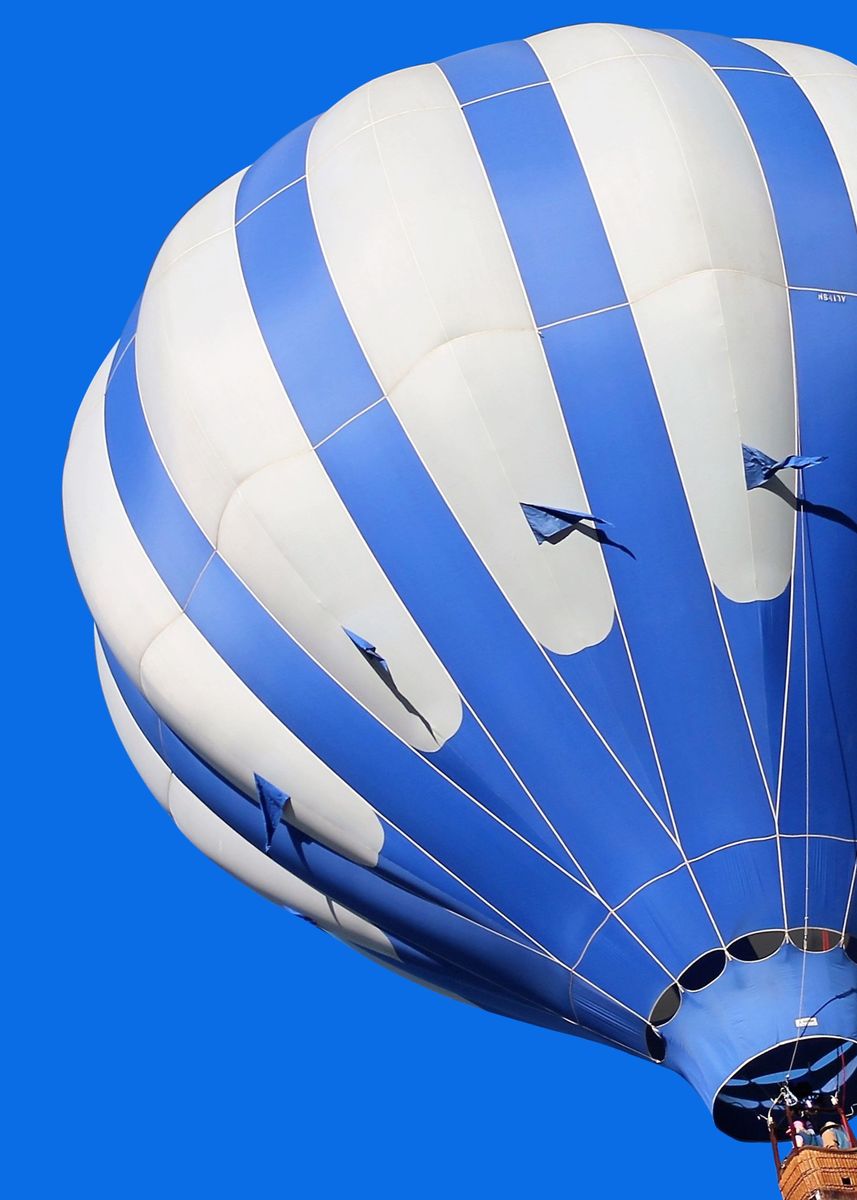 'air balloon' Poster by Renda Gozali | Displate