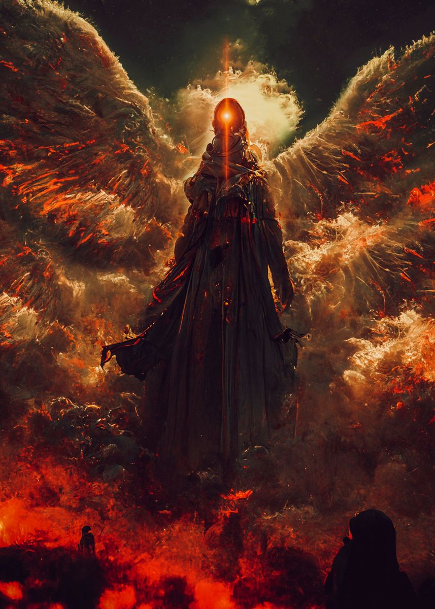 'Archangel' Poster, picture, metal print, paint by AndrejZT | Displate
