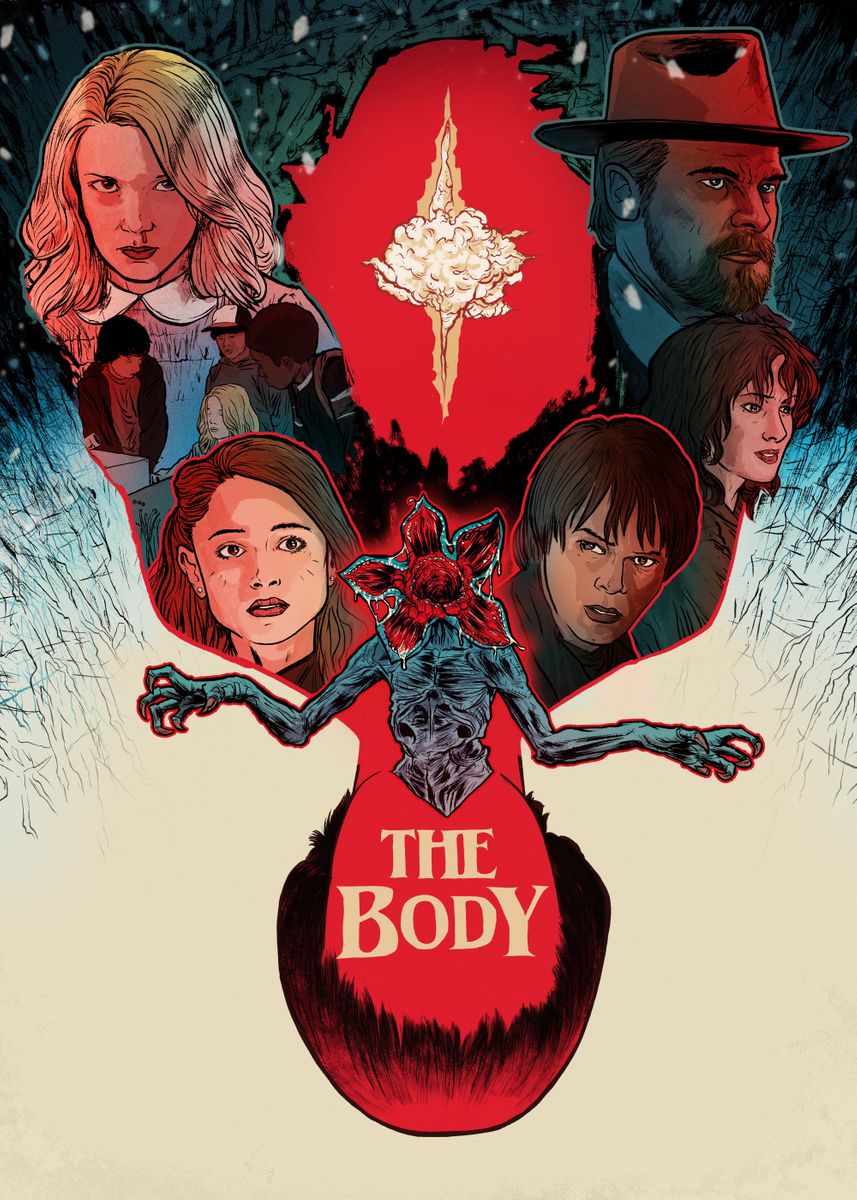 'The Body' Poster, picture, metal print, paint by Stranger Things ...