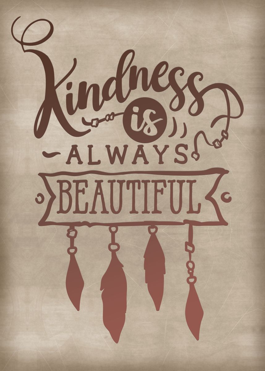 'Beautiful Kindness ' Poster, picture, metal print, paint by XandYart ...
